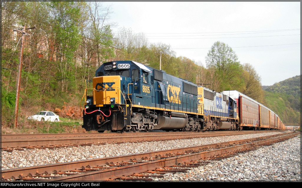 CSX 8605 and 8630